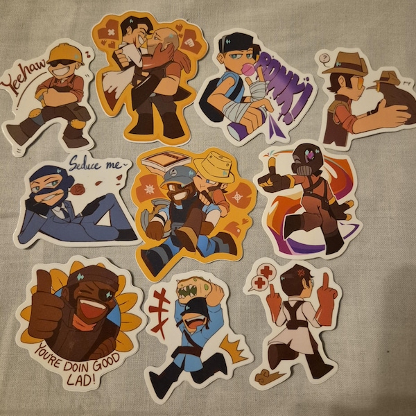 Team Fortress 2 Stickers - Etsy
