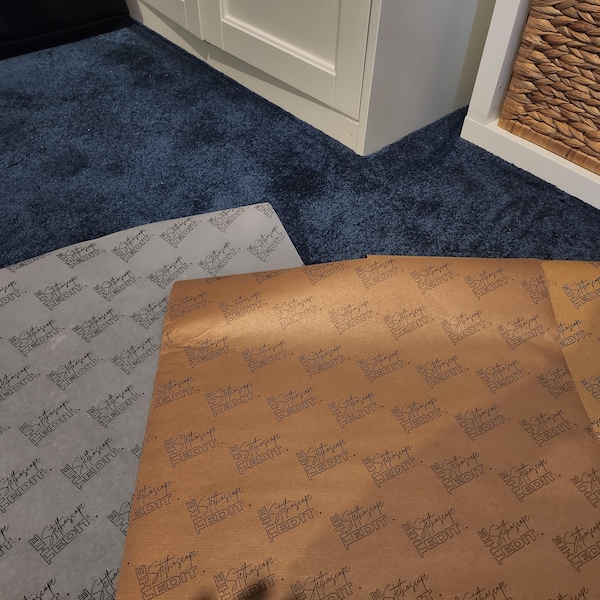Personalised Vellum Paper, Packing Paper, Branded Packaging Premium ...