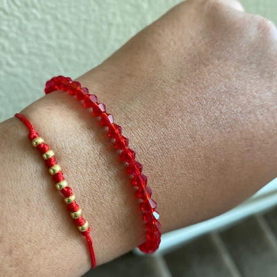 Red String Bracelet / Red String Protection Bracelet / Amulet Red ...