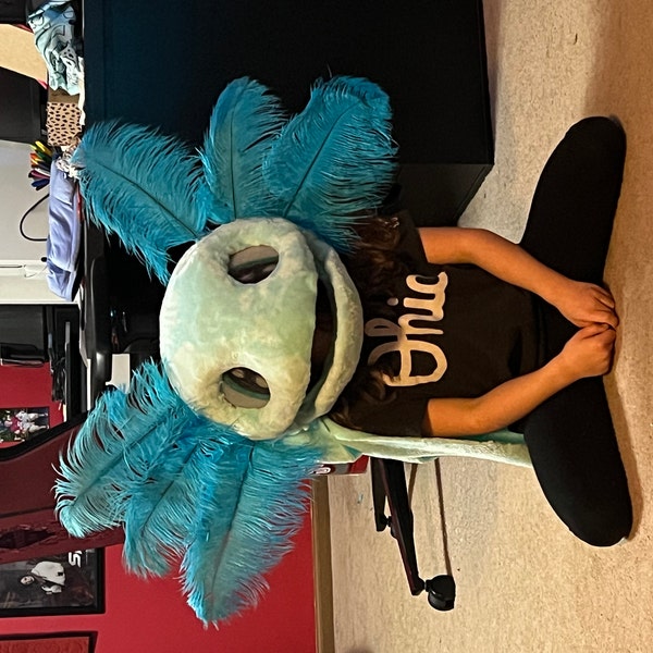 Furry Fursuit Head Base Axolotl Base Moving Jaw 3d Print - Etsy