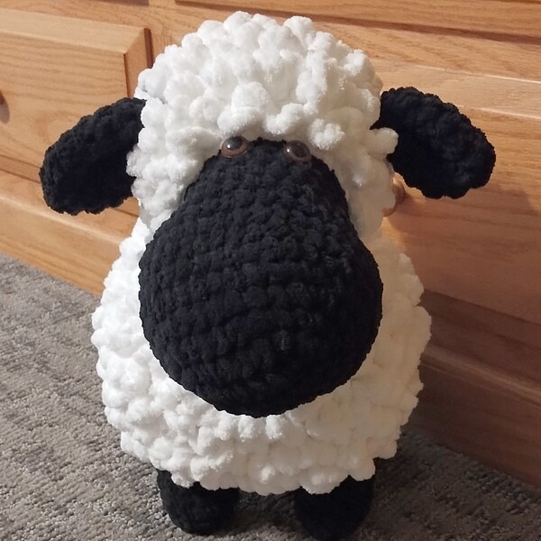 CROCHET PATTERN, Amigurumi Oli the Sheep | Cute Low Sew Sheep Pattern ...