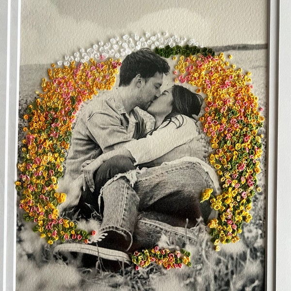 Custom Hand Embroidered Photographs - Etsy