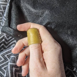 Tooled Leather Thimbles | Etsy