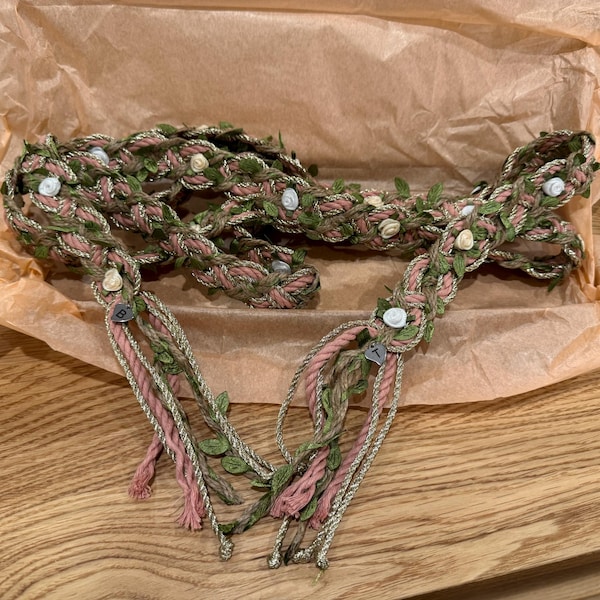 Handfasting Cord - Infinity Tie Treasure Knot With Cotton and Lace ...