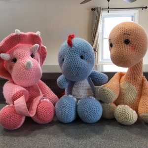 Dinosaur crochet pattern crochet dinosaur t-rex crochet | Etsy