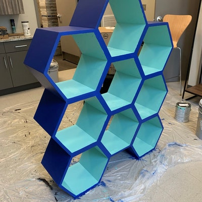 Hexagon Shelves, Honeycomb Shelves, Retail Display, Retail Fixture ...