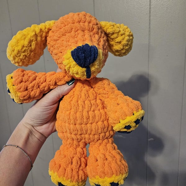 Paw the Puppy Crochet Pattern | No Sew Low Sew Crochet Amigurumi ...