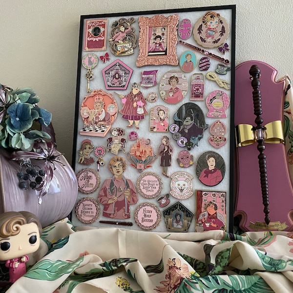 Pin Badge Display Metal-frame, Enamel Pin Display Box for Collector ...