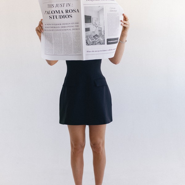 Canva Business Newspaper Template, Editable Large Newspaper ...