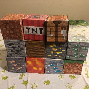 Printable Cube Set A4 300DPI Size 12 Different Textures Suitable for ...