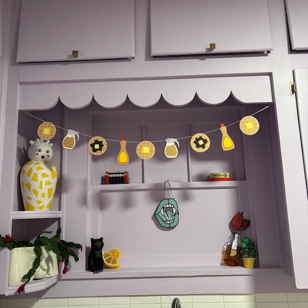 Waffles and Syrup Party Decoration, Paper Garland - Etsy
