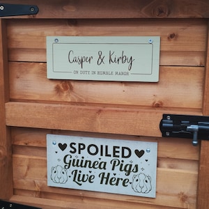 FULLY Personalised Miniature Wooden Signs, Different Sizes Available ...