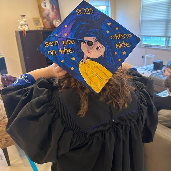 Virgin Mary Printed Graduation Cap Topper, Virgencita Hispanic Printed ...