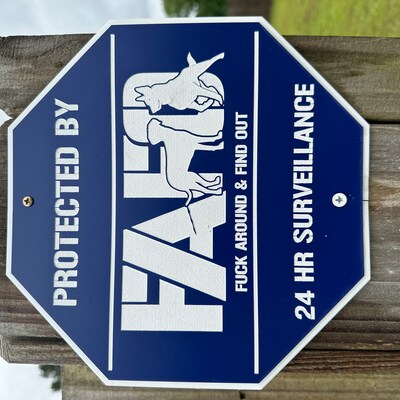 FAFO 2nd Amendment Security Sign Digital File F Around and Find Out ...