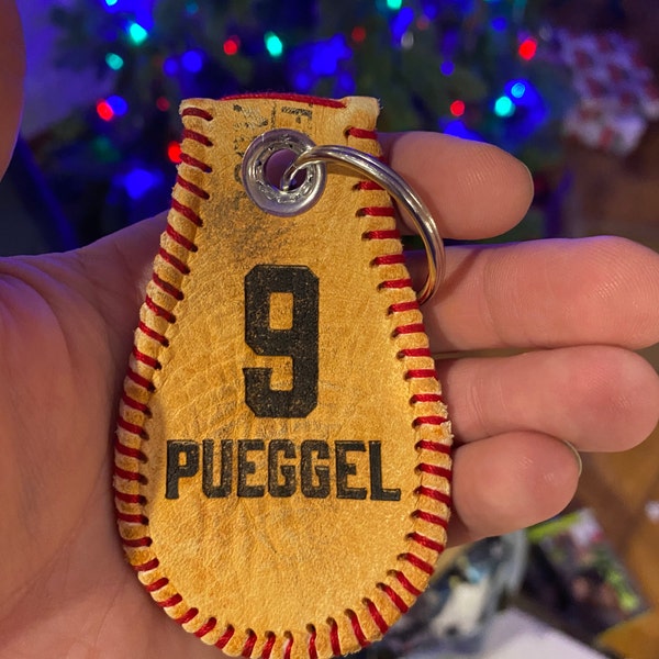 New Handmade Softball Keychain-personalized - Etsy