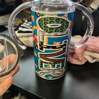 Spring Sippy Cup With Bonus Lid, Personalized Tumbler for Kids, Easter ...