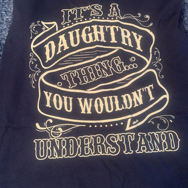 Custom Name/ Personalization T-shirt - It's A Your Name Thing You ...