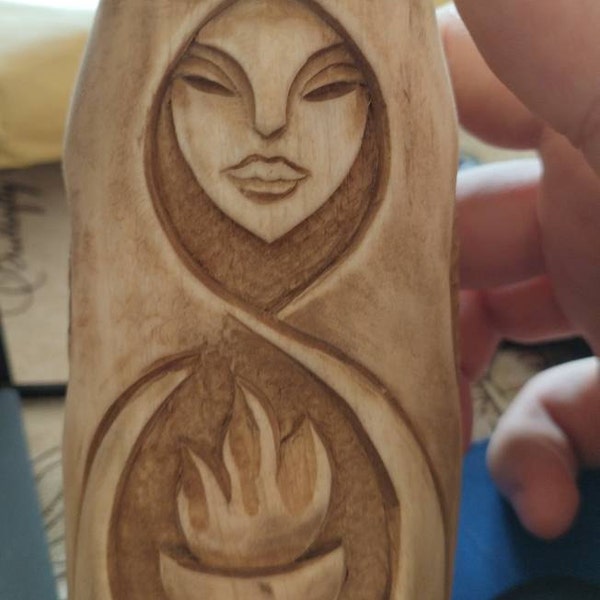Goibniu God Satuette Made From Linden. Goibniu / Gaibhne Irish ...
