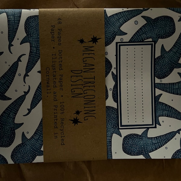Whale Shark Plankton Double Sided Bookmark | Quirky Ocean Creature ...