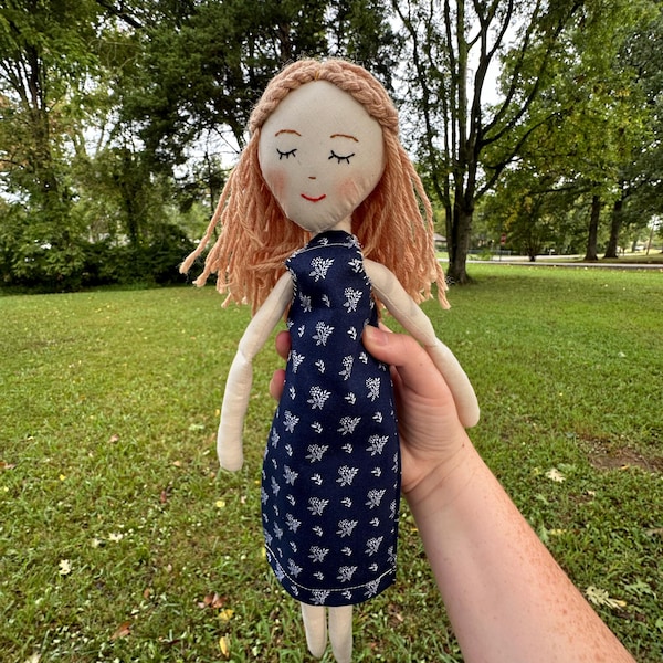 Easy Doll Sewing Pattern, PDF TUTORIAL, DIY - Etsy