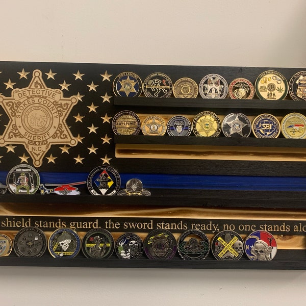 Firefighter Challenge Coin Display, Fire Hydrant, Gift for Firefighters ...