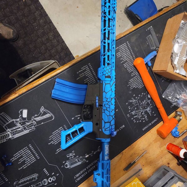 Rhodesian Brushstroke Stencil Pack for Duracoat, Cerakote, Gunkote and ...