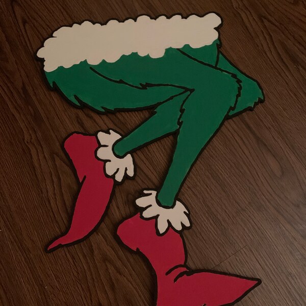 Grinch Legs | Stuck in Tree | Multiple Sizes | Laser Cut Shapes ...