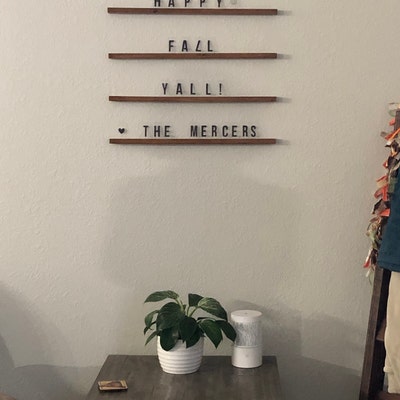 Large Letter Ledge 40 Letter Ledges With Acrylic - Etsy