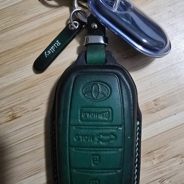 Mini Cooper Key Case - Handcrated Leather Key Fob Cover for Mini Cooper ...