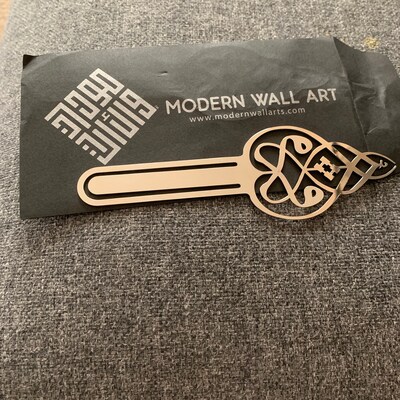 Stainless Steel Iqra Arabic Calligraphy Bookmark Upgraded With Paper ...