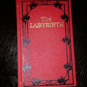 The Labyrinth Red Book Prop Replica | Etsy