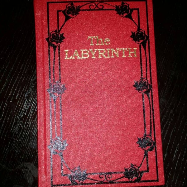 The Labyrinth Red Book Prop Replica - Etsy