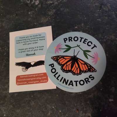 Protect Pollinators Sticker - Etsy
