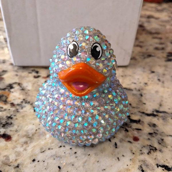 Silver Rhinestone Duck - Etsy