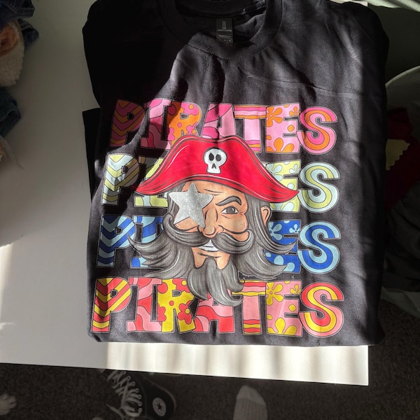 Custom Vintage Watercolor Pennants Flag Shirt, Watercolor Pennant ...