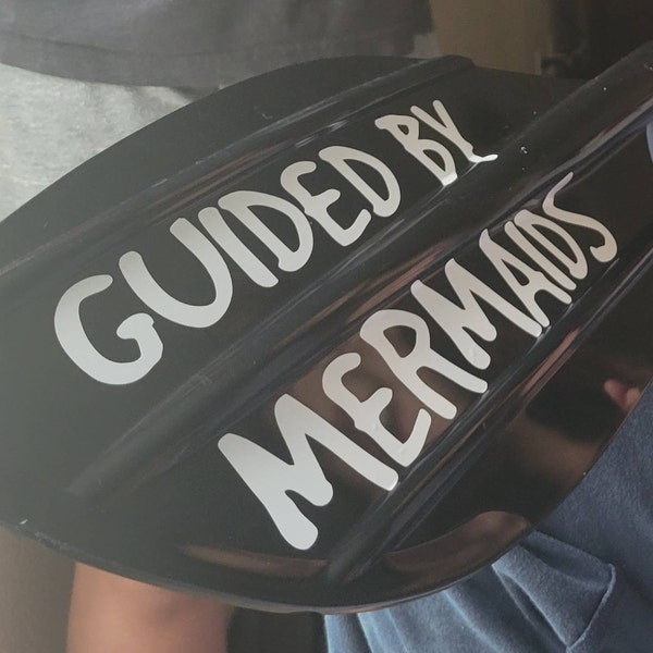 Guided by Mermaids - Vinyl Kayak Decal-kayak Sticker-sup Decal-canoe ...