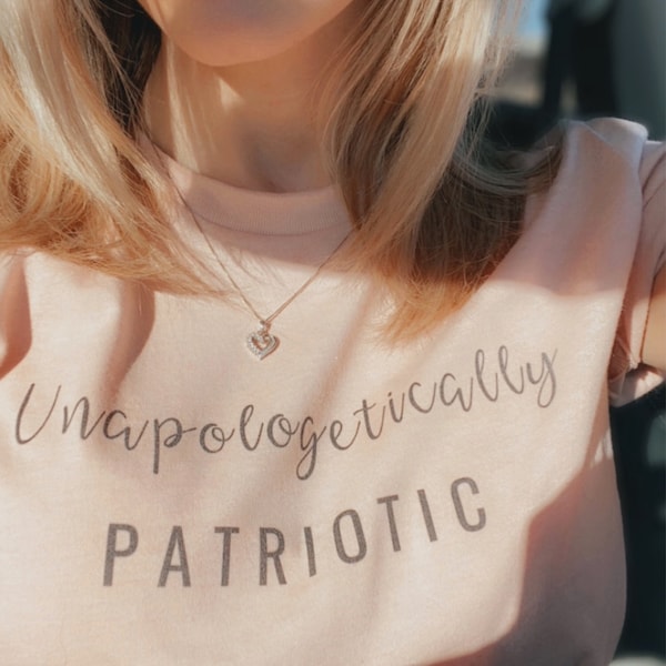 Unapologetically Patriotic Women's Short Sleeve Tee | Conservative ...