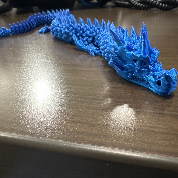 Articulated Spike Dragon Fidget Desk Figure - Etsy
