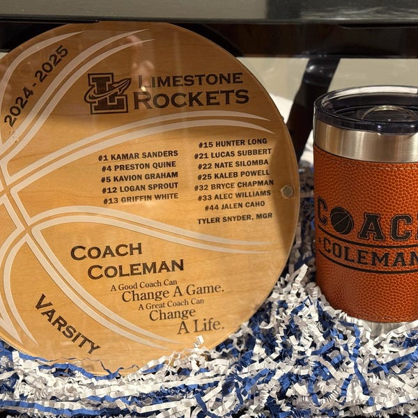 Personalized Wood Acrylic Soccer Coach Plaque - 10 Inch - Etsy