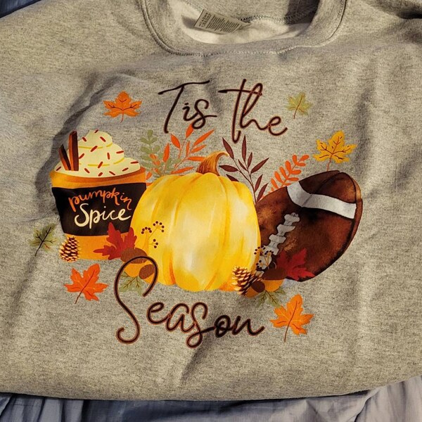 T is the Season Sweatshirt, Fall Football Hoodie, Pumpkin Patch Shirt ...