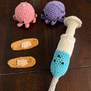 Crocheted Medical Laboratory Bunsen Burner Crochet Chemistry Set ...
