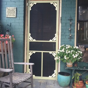 Four 4 Victorian Gingerbread Screen Door Brackets 6 - Etsy