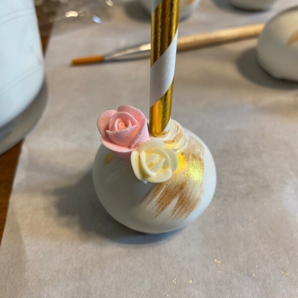 Mini Royal Icing Roses Pastel Pink - Etsy