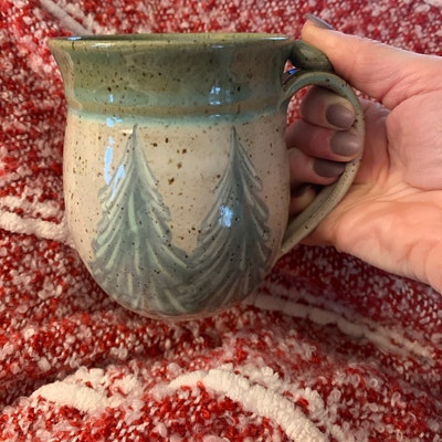 Winter Tree Ceramic Coffee Mug - Etsy