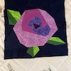 Rose Foundation Paper Piecing Pattern - Etsy