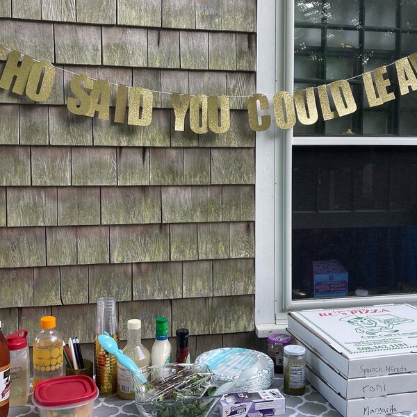 GOOD RIDDANCE - Funny/rude Party Decoration/banner/sign for Leaving ...