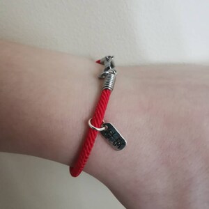 Red Cord Bracelet, Lucky Charm Bracelet, Stay Safe Bracelet, Protection ...