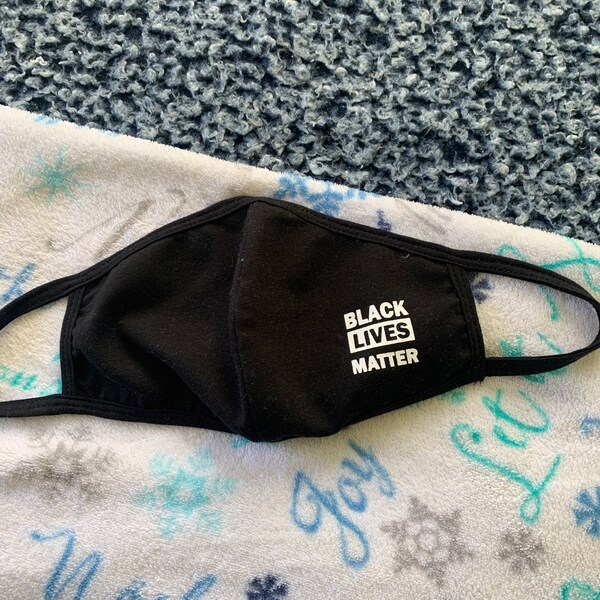 BLM Reusable Cloth Face Mask Covering, Black Lives Matter Slogan Logo 2 ...