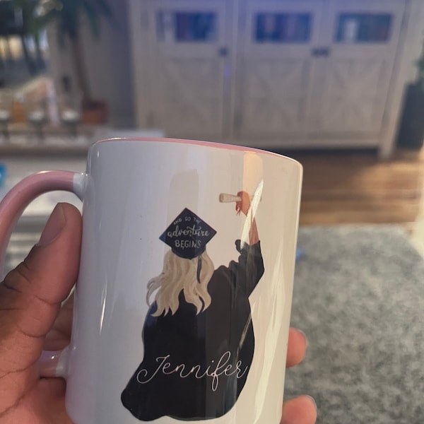 Custom Graduation Mug, Personalized Graduation Gift, College Graduation ...