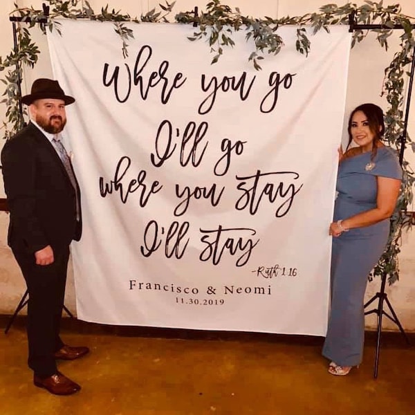 Wedding Backdrop for Reception, Christian Wedding Decoration Ideas ...